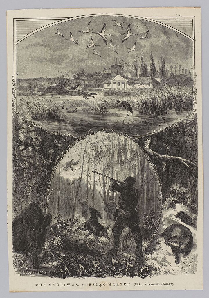 Kwiecień, z: "Tygodnik Ilustrowany" 1890, nr 16 (19 kwietnia), s. 248 | Muzeum Narodowe w ...