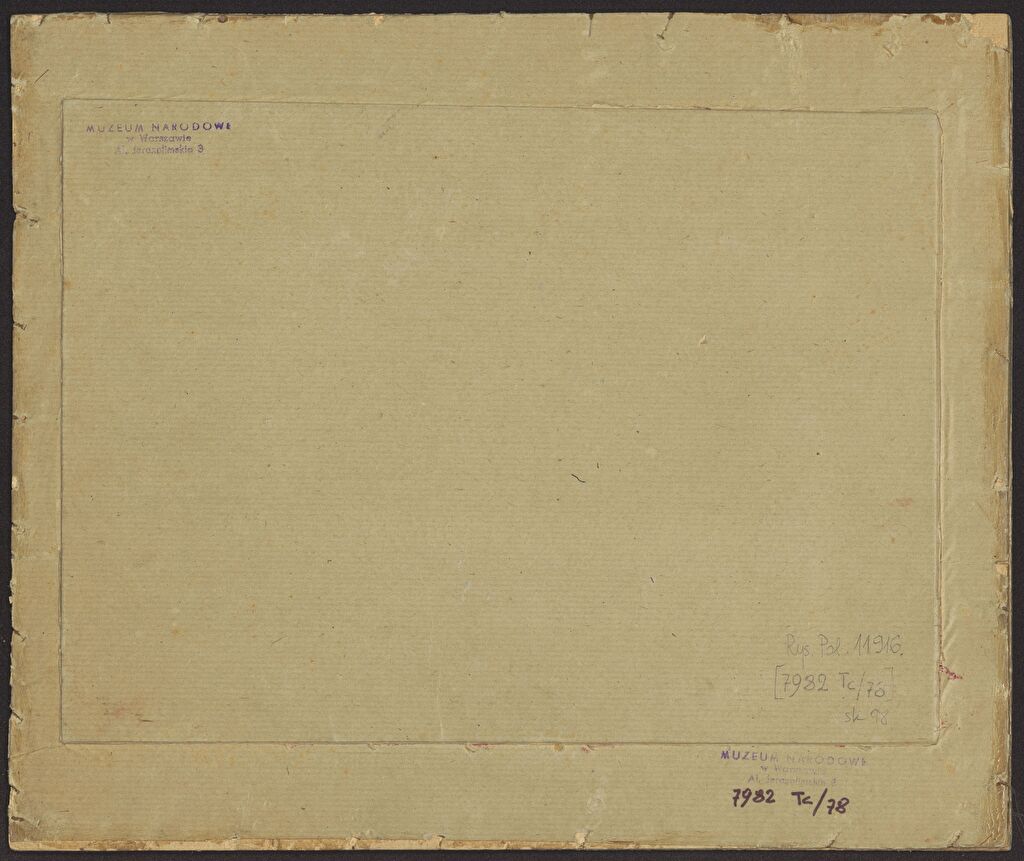 Postacie w loży Repnina, szkic do obrazu "Reytan. Upadek Polski ...