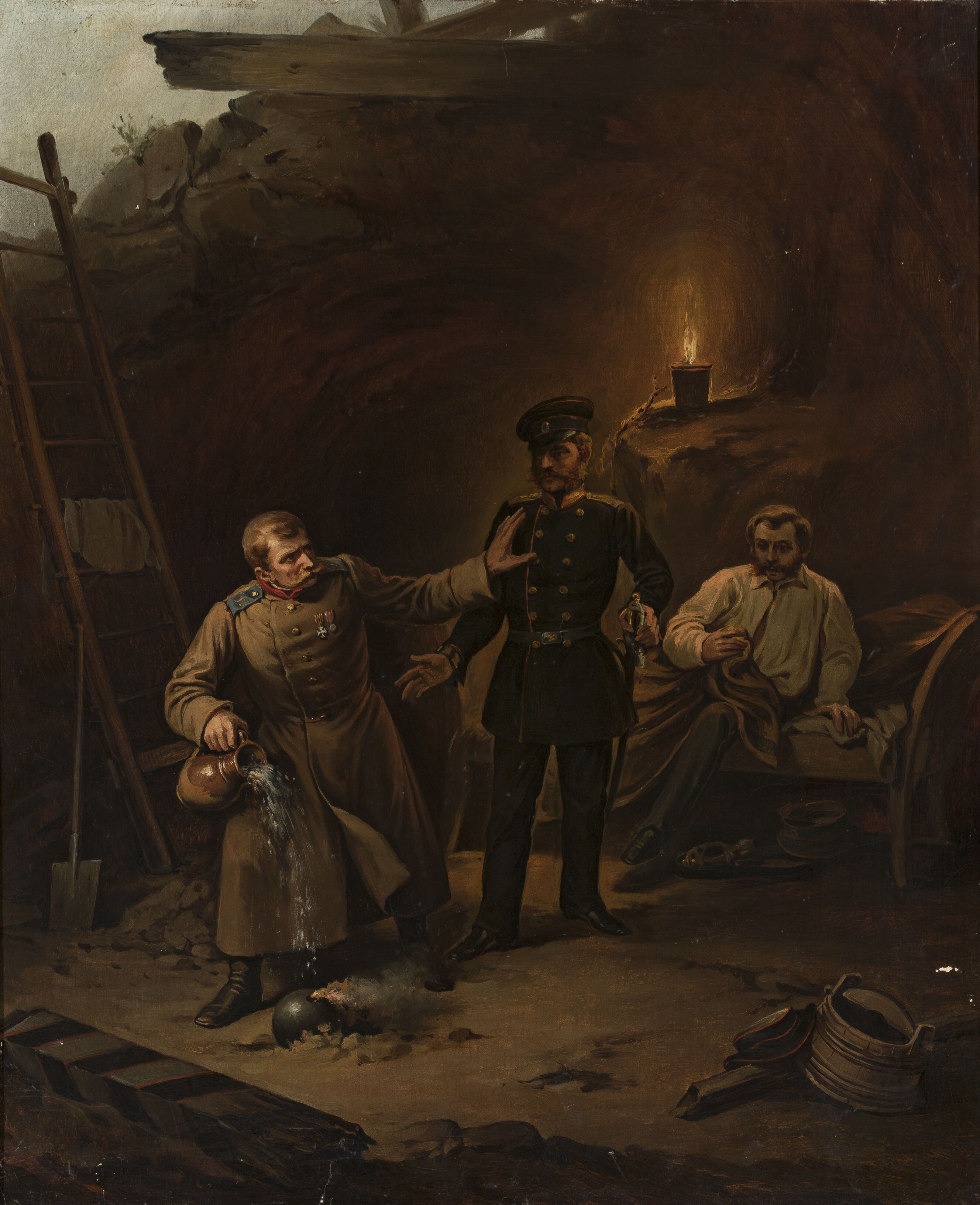 Episode from the Crimean Wars – Scene in prison | National Museum in ...